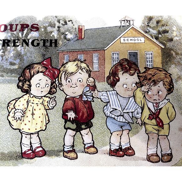 Campbell'S | Art | Rare Vintage Campbells Kids Advertising Poster 998 ...